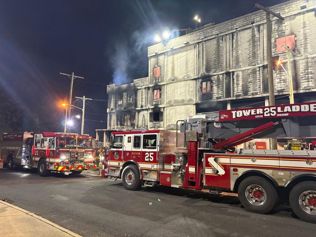 Members Complete Last Burn Of The Year - Exeter Township Fire Department