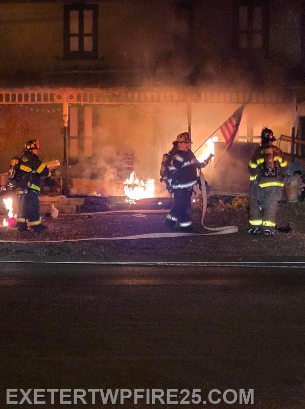 Crews Handle 2 Working Fires In A Day - Exeter Township Fire Department